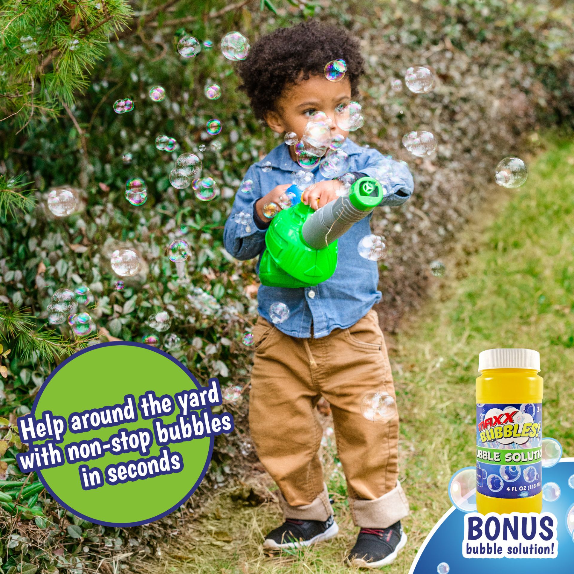 |MAXX BUBBLES BUBBLE N FUN LEAF BLOWER